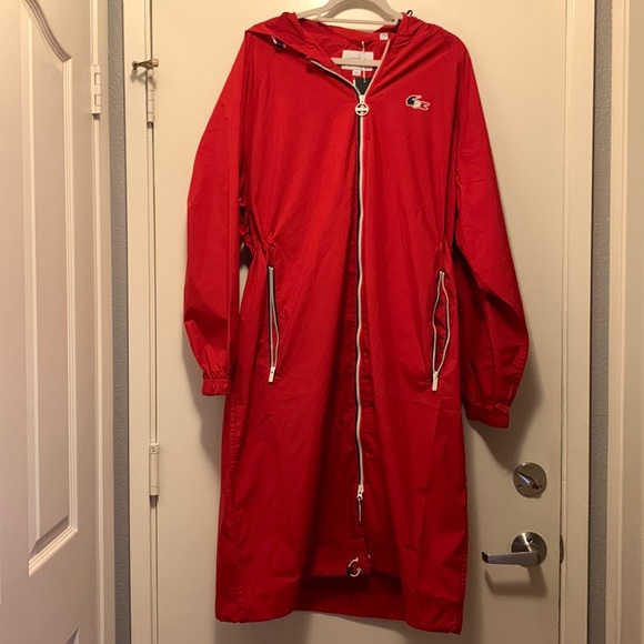 Lacoste | Jackets & Coats | Nwt Lacoste Full Length Hooded Rainjacket ...